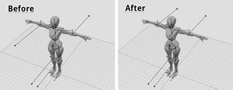 Using Mixamo Rig in Cascadeur