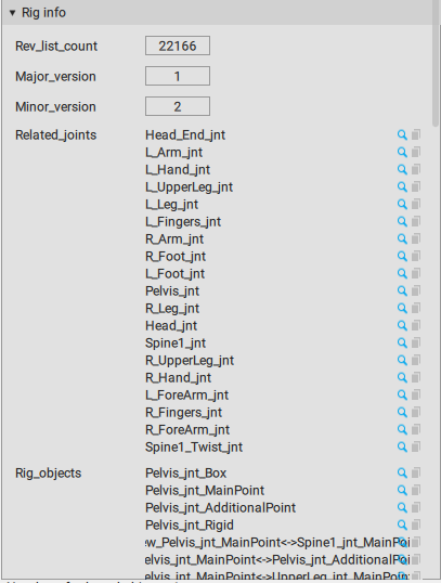 Rig Info