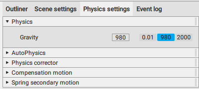 Physics Settings