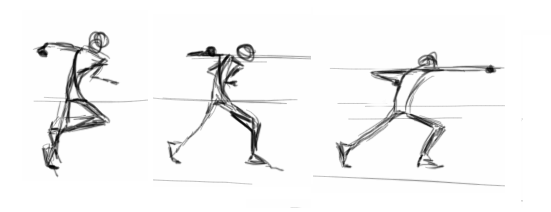 Separation and compensation principle in strikes animation - Cascadeur blog